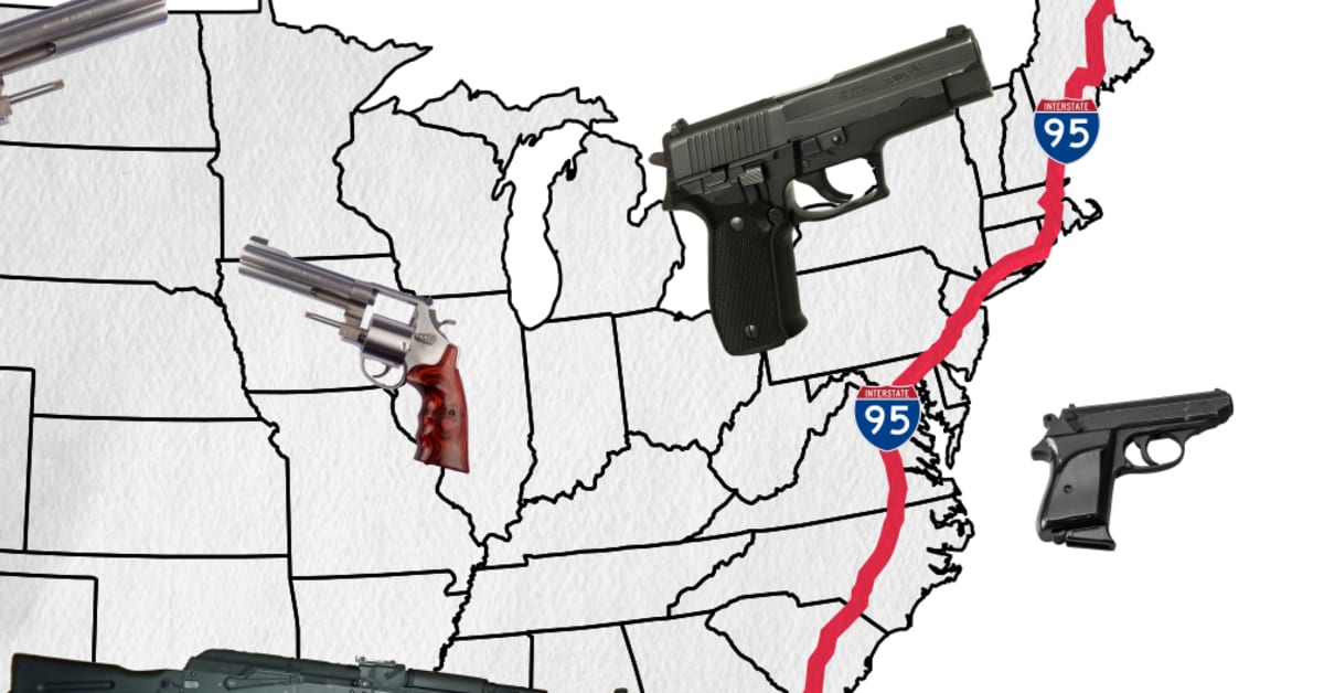 How guns are smuggled from state to state on the iron pipeline