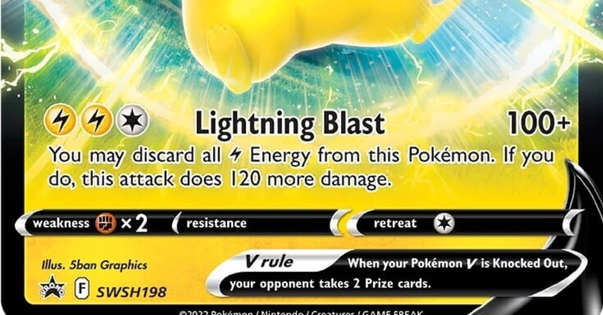 Pikachu V Showcase Box revealed