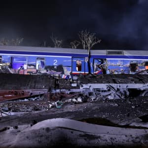 Greece train crash: at least 36 killed and dozens injured